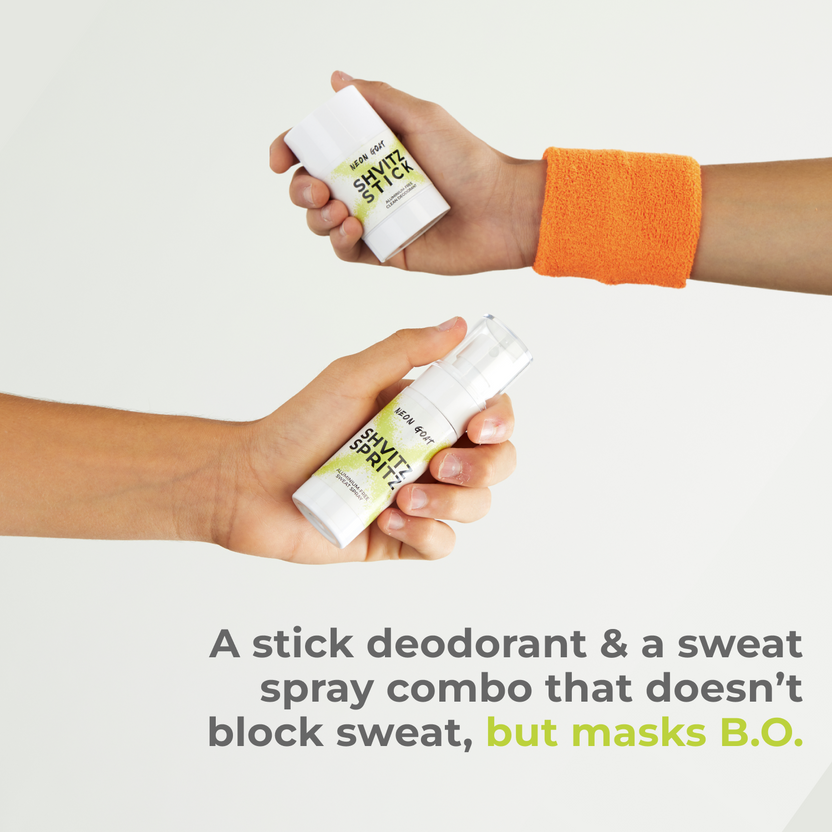 SHVITZ BUNDLE - Natural Deodorant + Sweat Spray Bundle - NEON GOAT